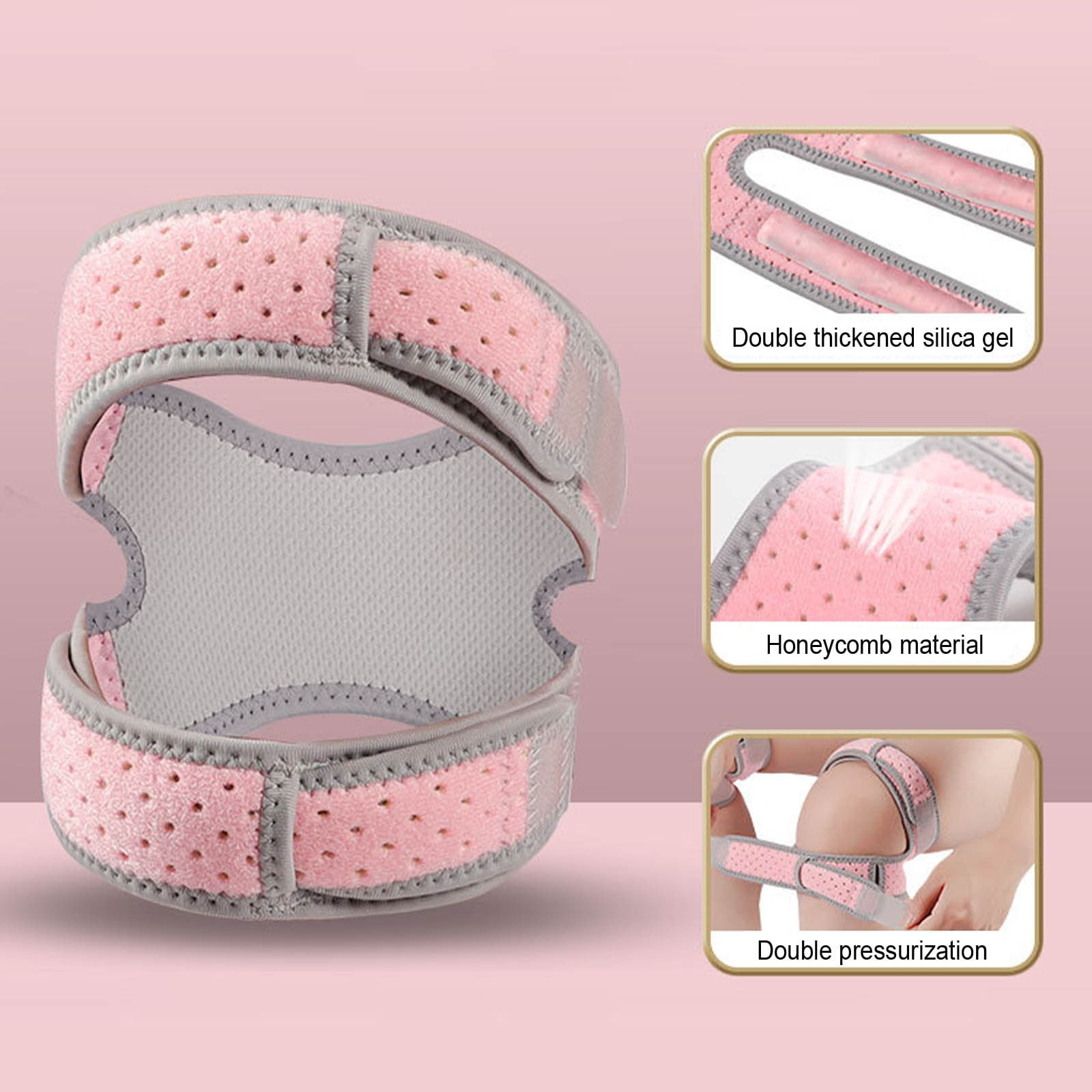 Clearance & Promo, Sport Knee Pads, Patella Stabilizer, Adjustable Anti-Slip Knee Pain Relief ...