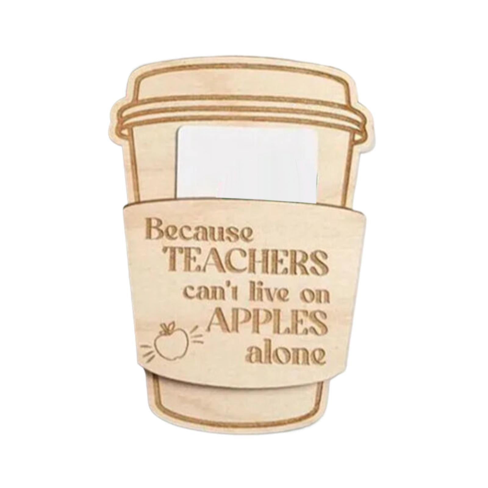 Clearance Promotion Syinda Teacher Gift Card Wood Holders Appreciation ...