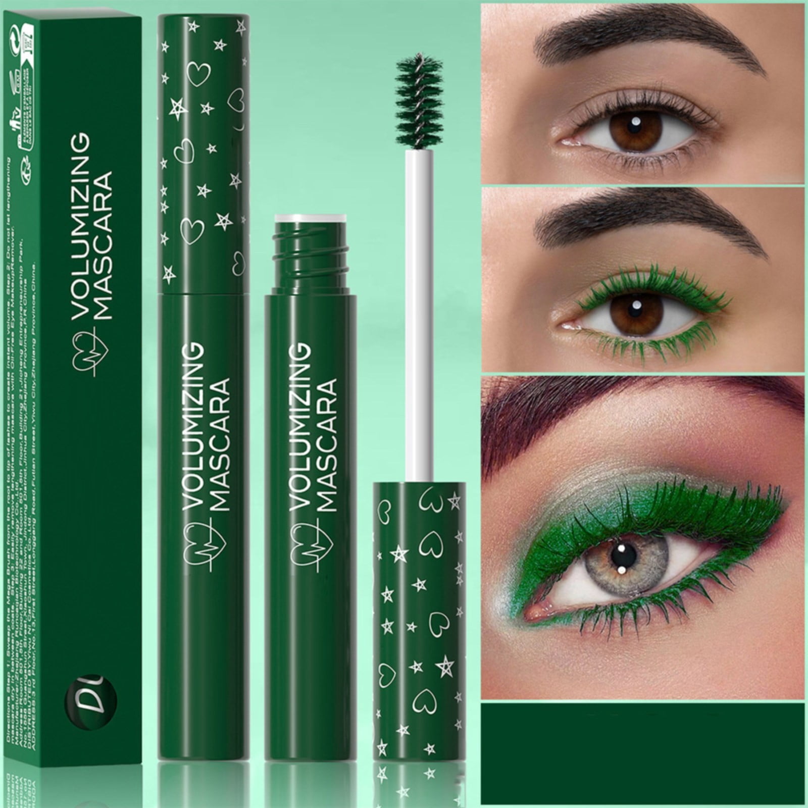 Clearance Promotion! mascara 8 Color Mascara Mini Brush Head Thick And ...