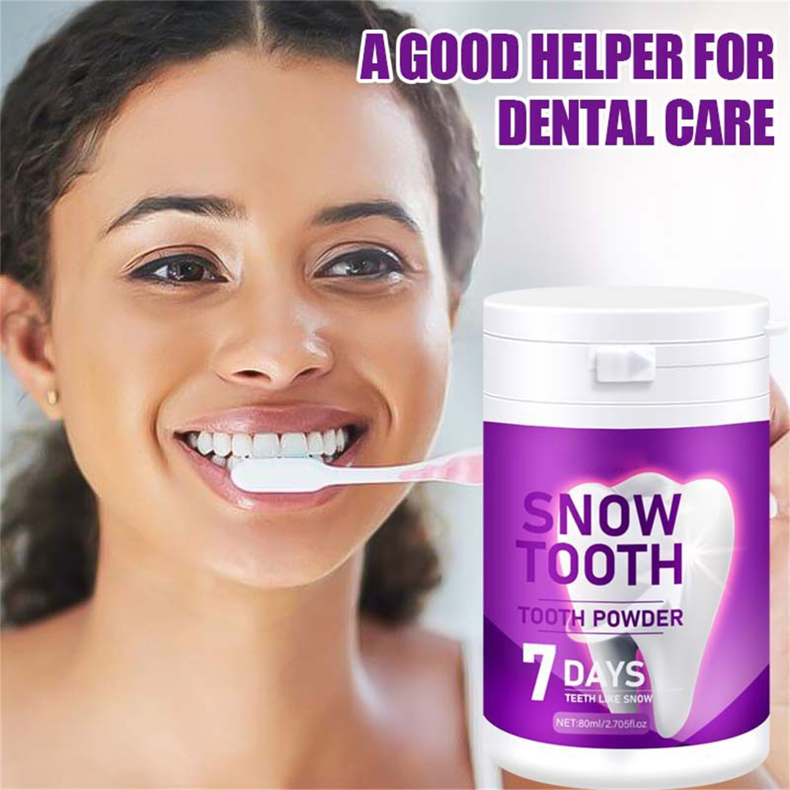 Clearance! Purple Tooth Powder Fresh Breath Remove Yellow Stain Remove ...