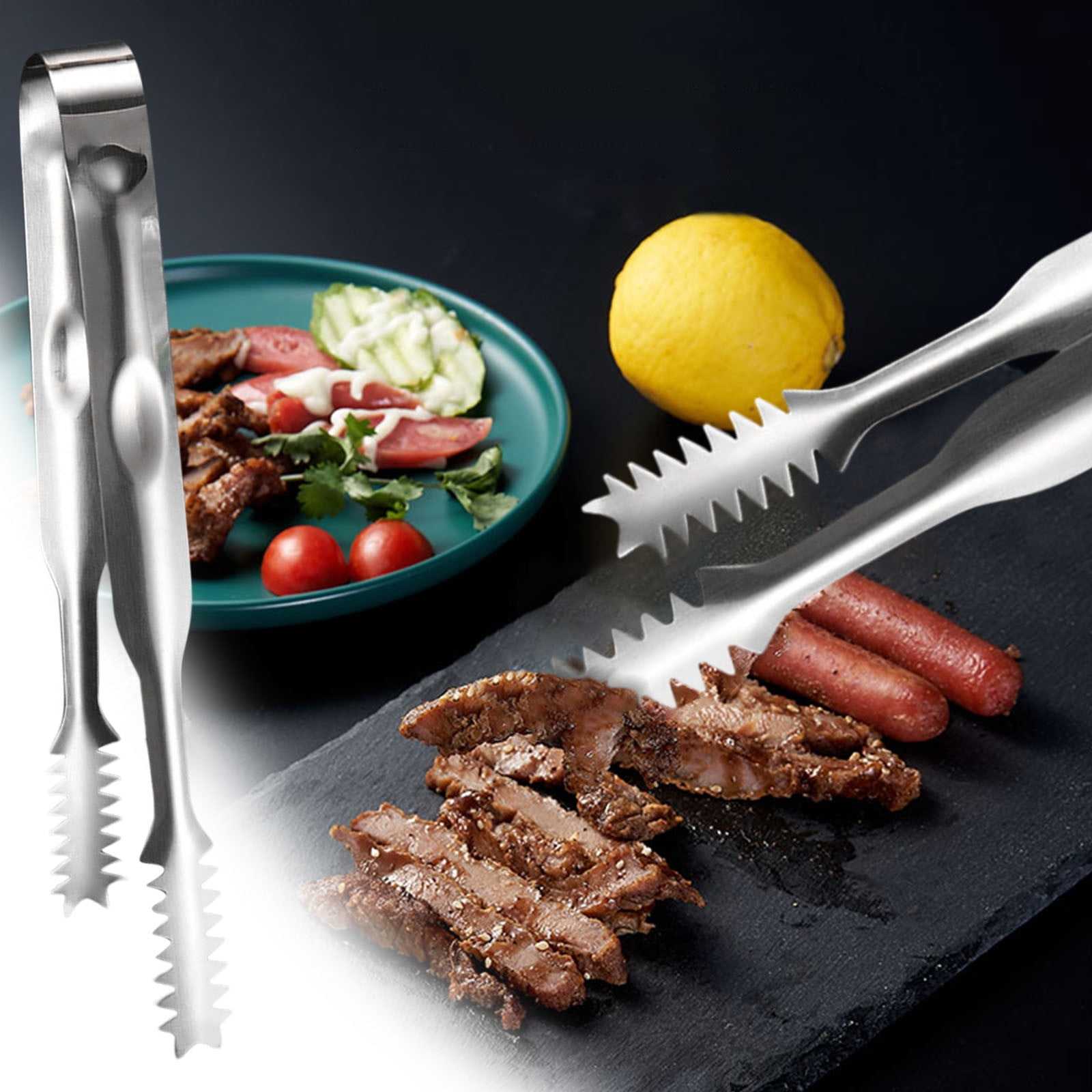 Clearance! Qnjujn Ice Tongs for Ice Bucket, Stainless Steel Small ...