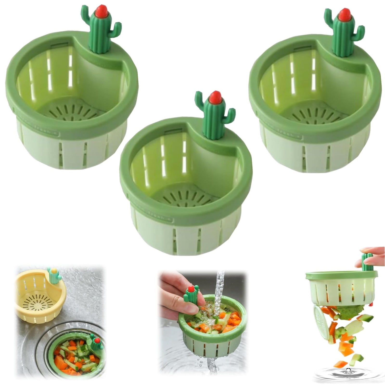 Clearance! RZKZGLX Plastic Strainer Kitchen Sink Drain Strainer Self ...