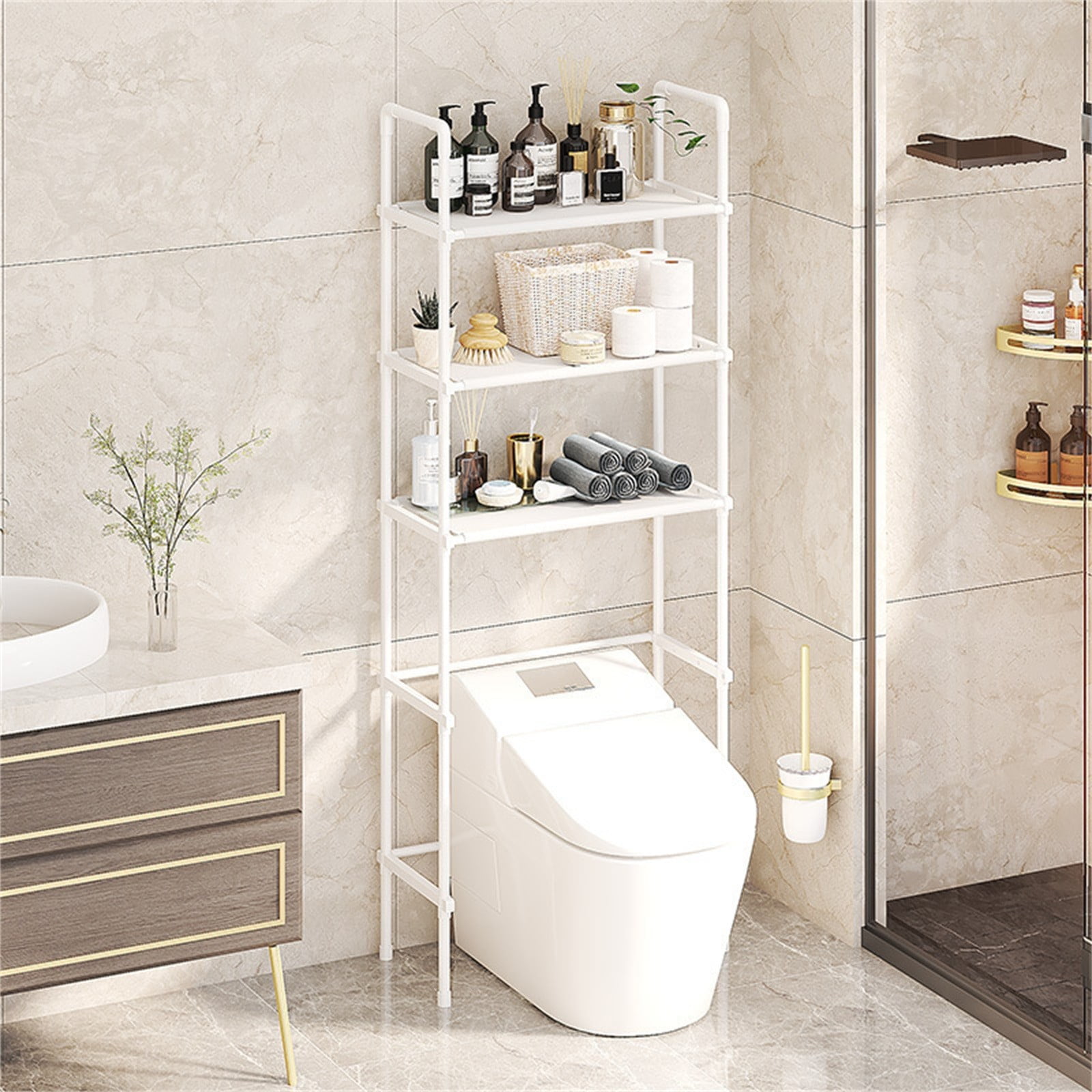 Clearance Rack under $20,Storage Rack Above The Toilet Stainless Steel ...