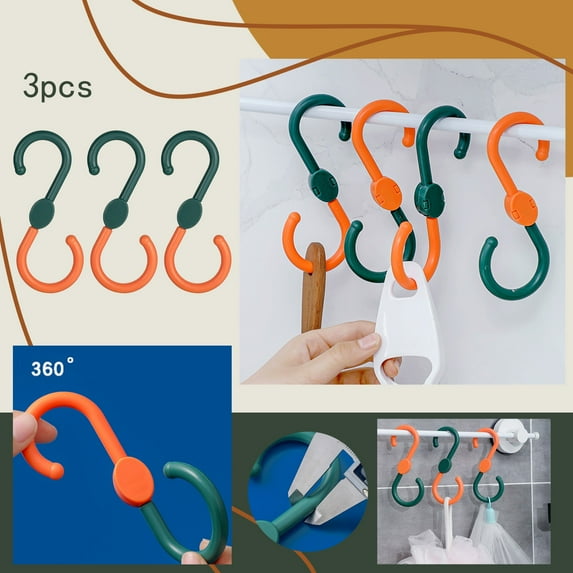 Clearance Rack under $1,Multifunctional Hangers Creative Rack Rotating ...