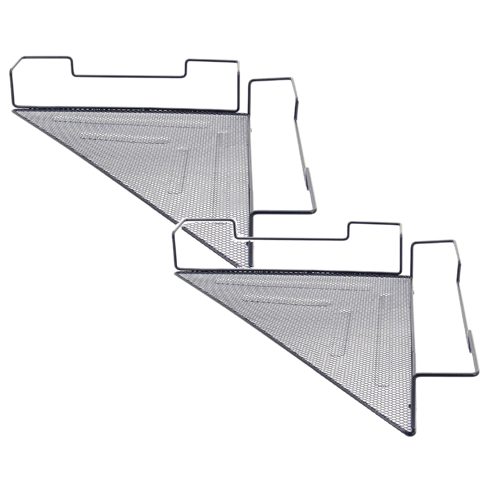 Clearance Rack under $10 Floating Corner Shelf Wire Desk Sundries ...