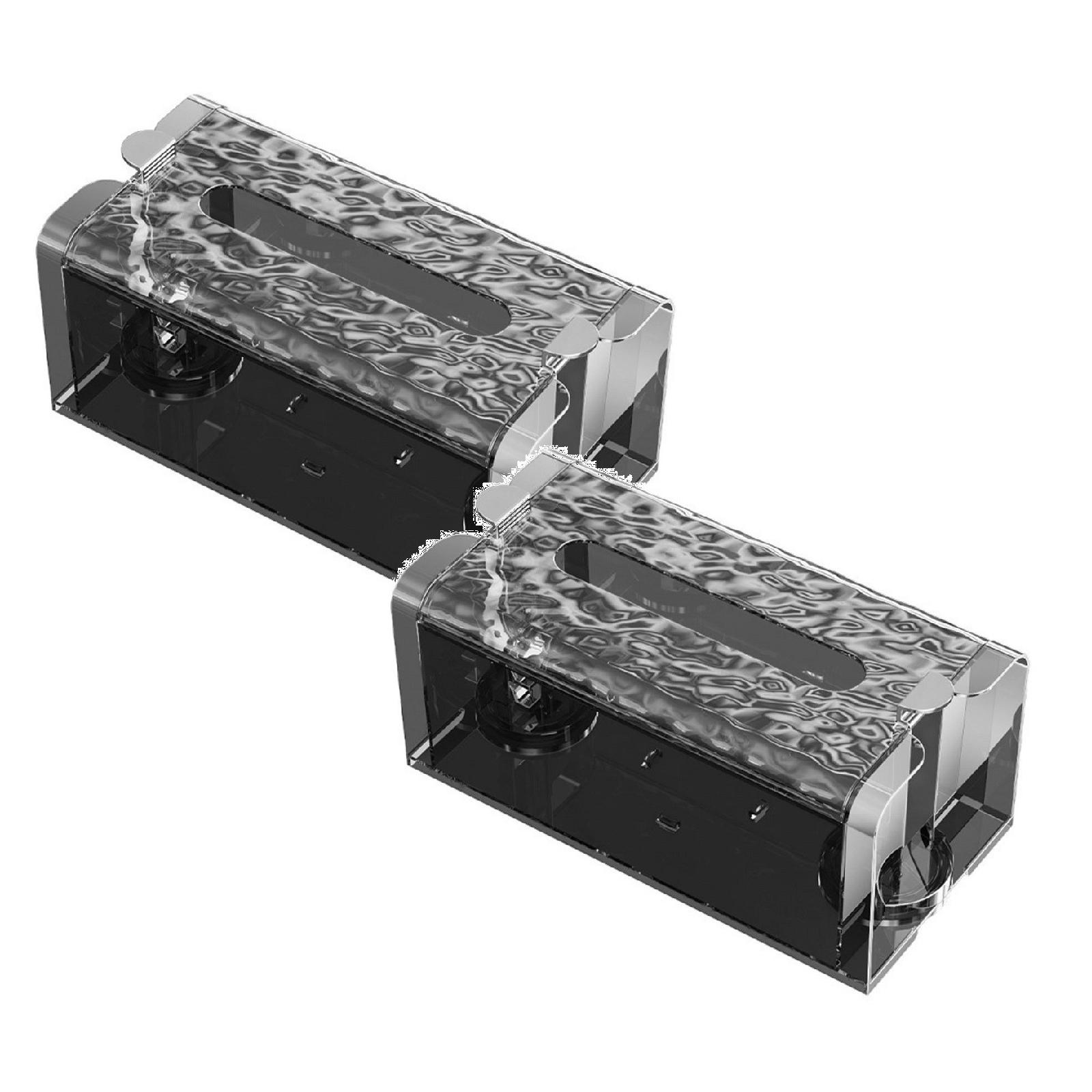 Clearance Rack under $20 Tissue Box Suction Cup Wall Mounted Corrugated ...