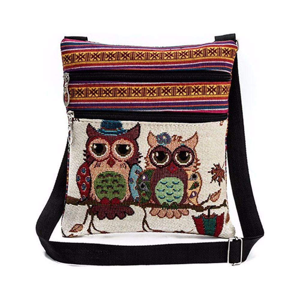 Clearance Rciityk Clutchs Purses for Women Embroidered Owl Tote Bags ...