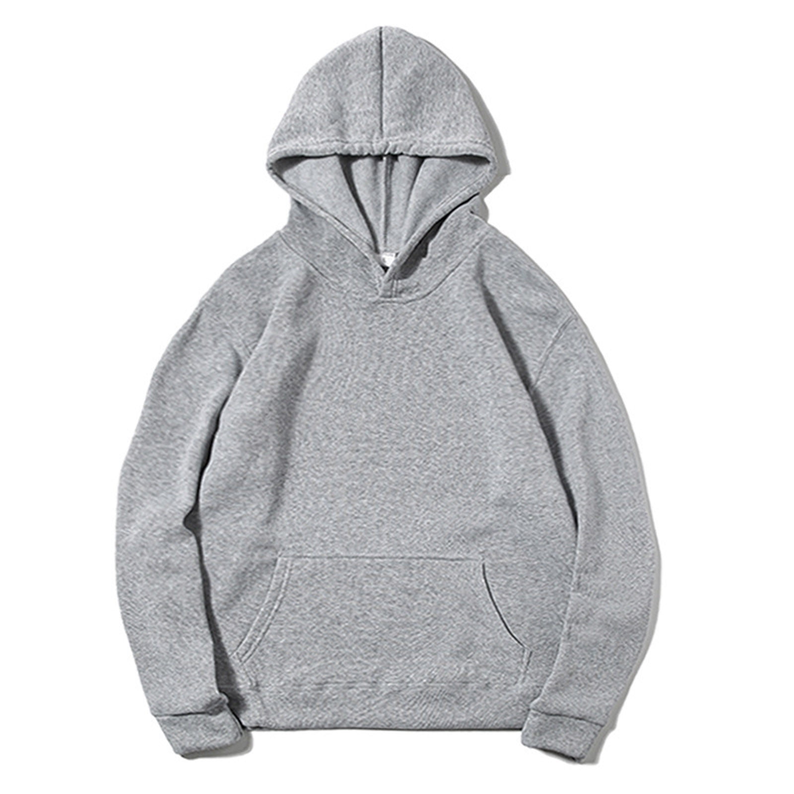 Rciityk Mens Hoodies Fall Athletic Long Sleeve Sweatshirt Casual Solid ...