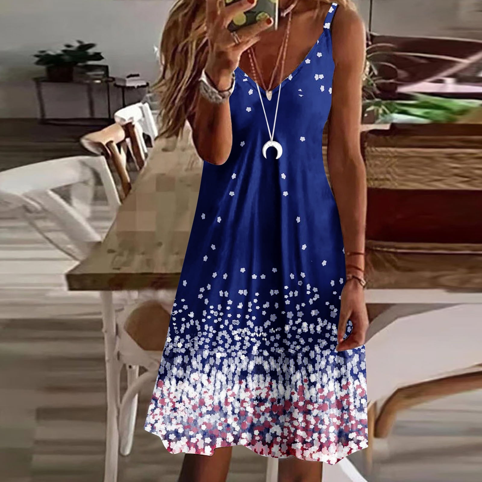 Clearance Rciityk Women's 2024 Summer Dresses Casual Beach Dresses ...