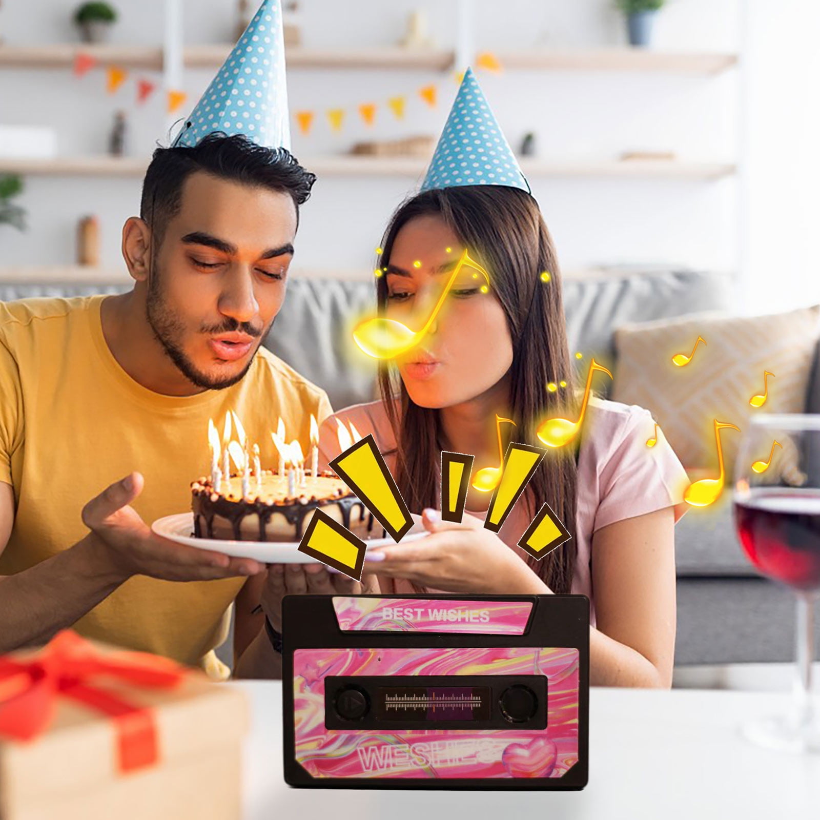 Clearance! Recordable Valentine's Day Greeting Card, Recordable Greeting Cassette Tape Themed ...