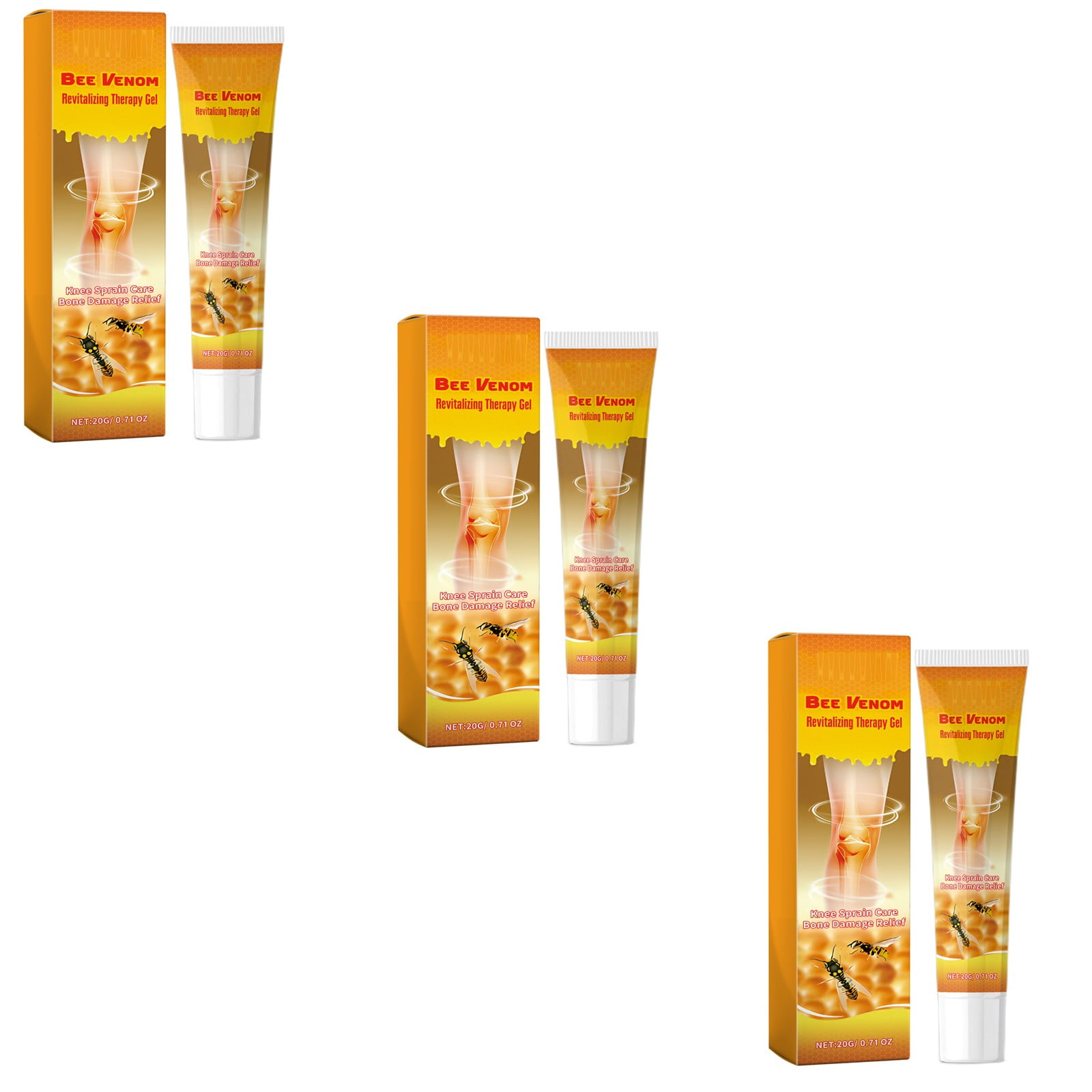 Clearance and Reduce! 3PC Bee Repair Cream Joint Care Lumbar Spine ...