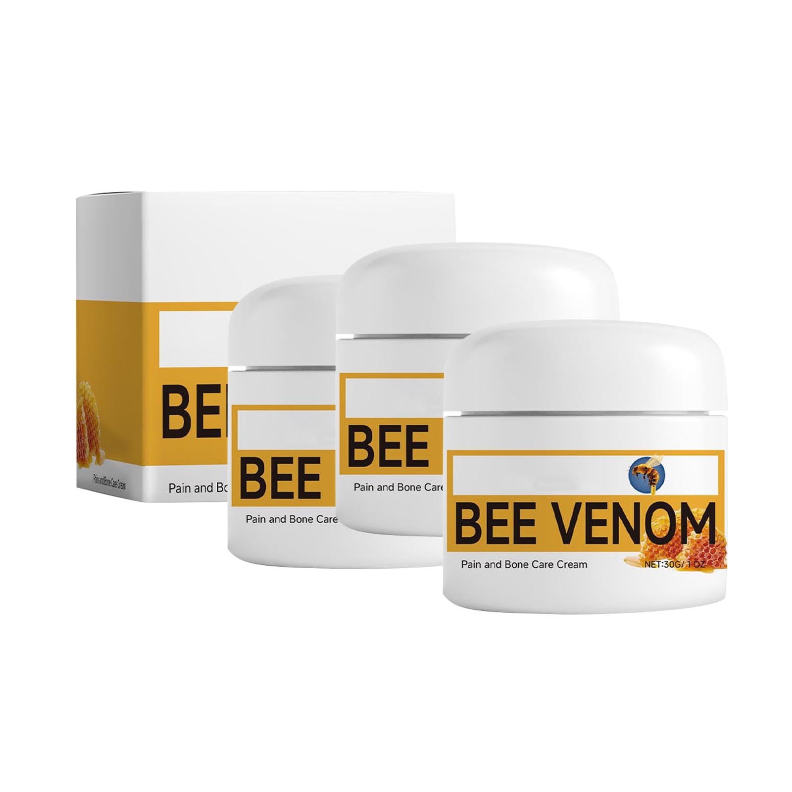 Clearance and Reduce! 3PC Bee Repair Cream Joint Care Relieves Pain and ...