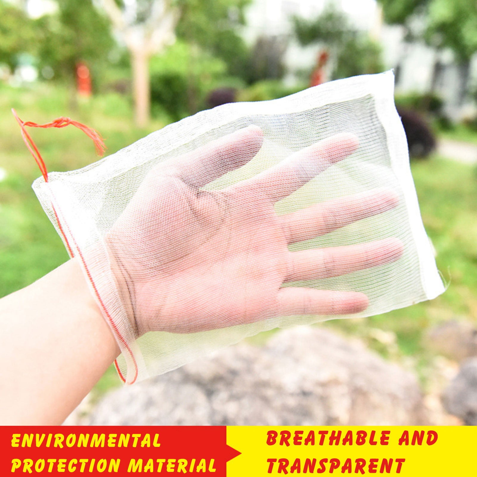 Clearance, Reusable Nylon Fruit Protection Bags, Mesh Netting for Fruit ...