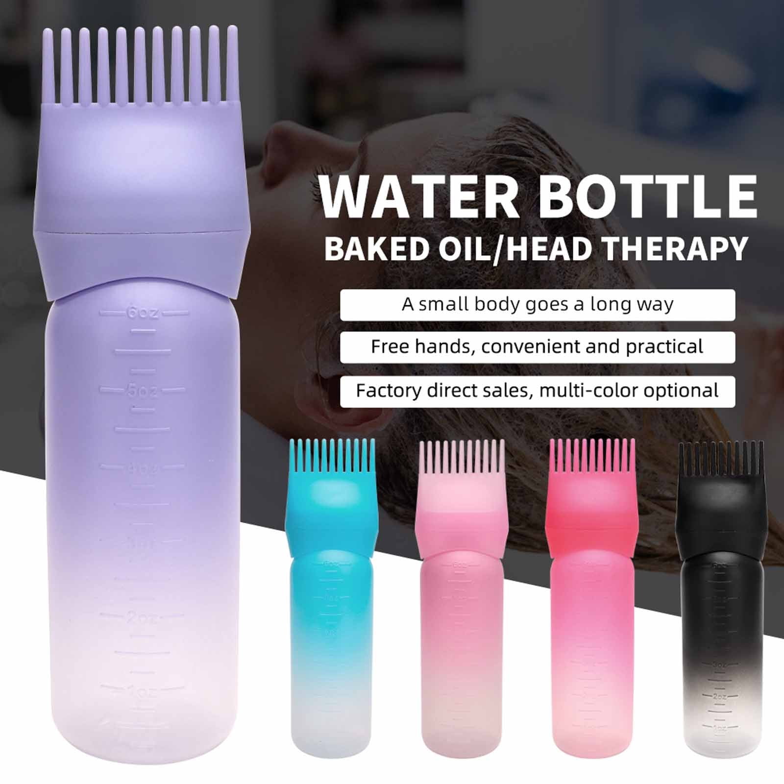Clearance! Root Comb Bottle Applicator 6 Ounce Oil Applicator For Hair ...