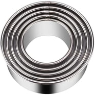 Round Cookie Biscuit Cutter Set, 12 Graduated Circle Pastry Cutters ...