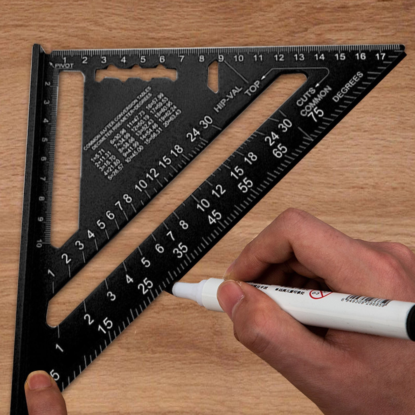 Clearance Ruler under $10 Beslands Aluminum 7 Inch Rafter Square ...