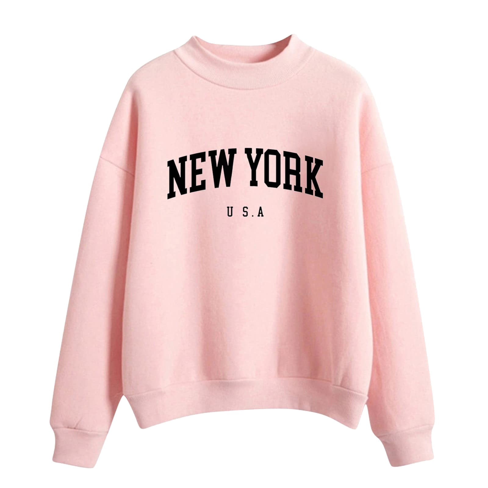 Rvkxad Women's Sweatshirts Long Sleeve Lightweight Comfy 2024 Trendy ...