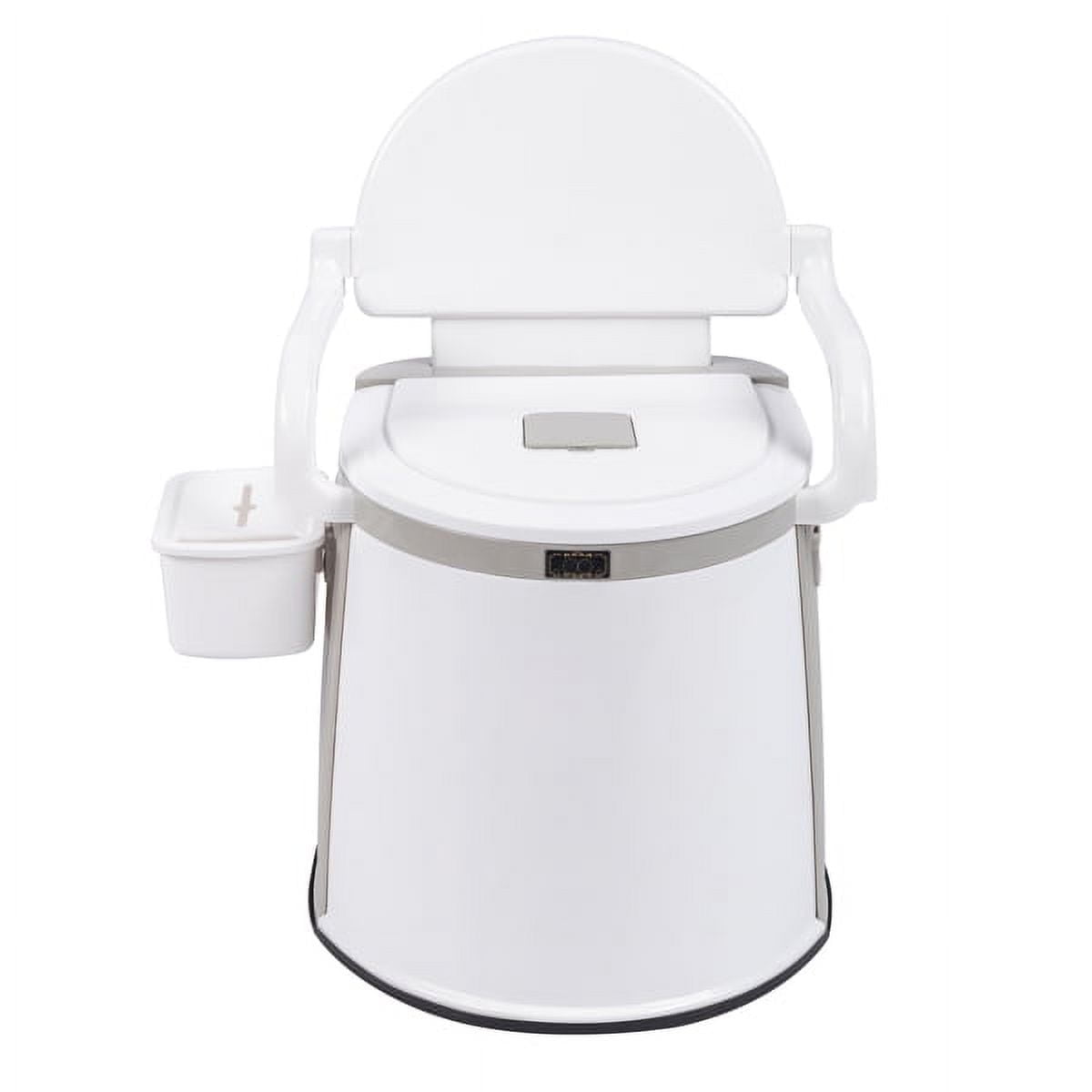 Portable Toilet | Indoor Outdoor Commode w/Detachable Inner Bucket ...