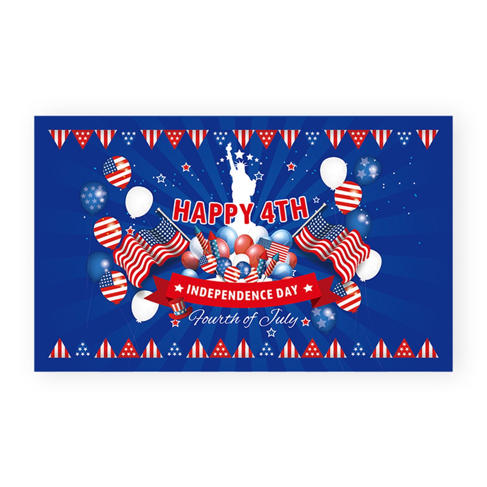 Clearance SDJMa 6x3.6ft 4th of July Backdrop Independence Day ...