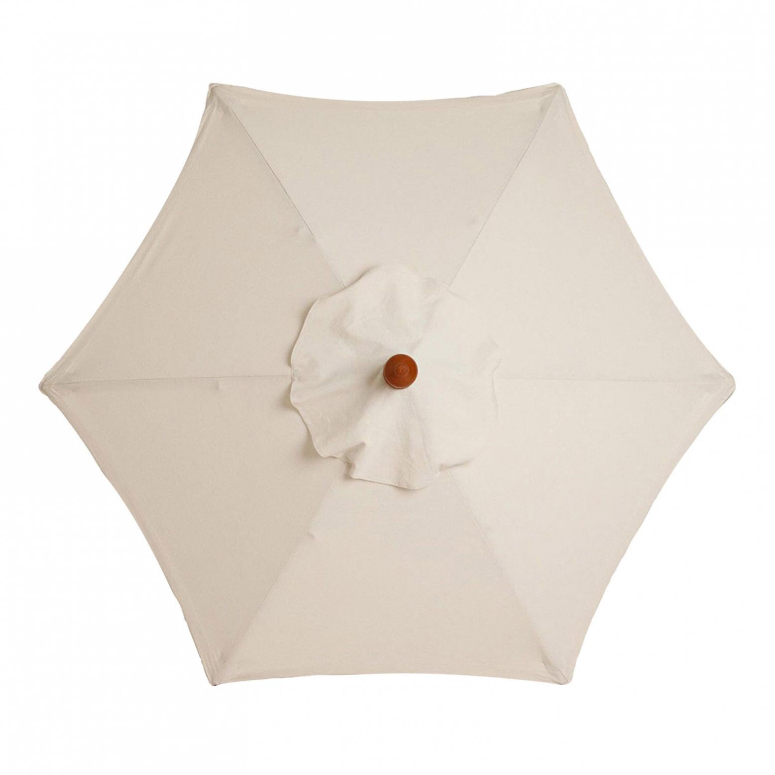 SDJMa Large Windproof Beach Umbrella, Portable Outdoor 6.5FT Beach Sun ...