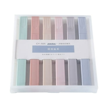 ZEYAR Highlighters, Dual Tips Marker Pen, Chisel and Fine Tips, 6 ...