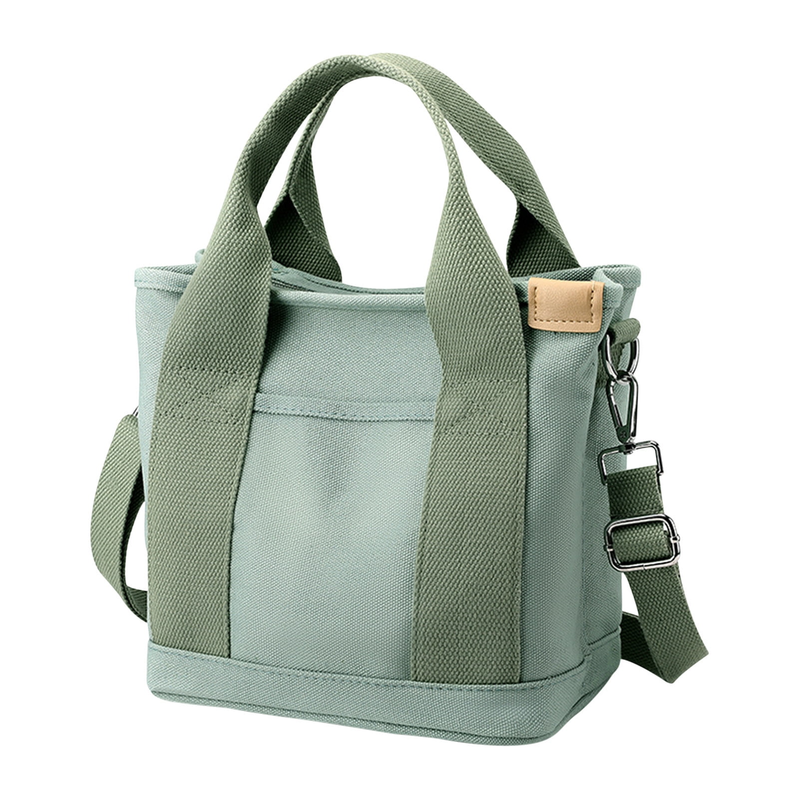 SDJMa Women's Large Capacity Canvas Tote, Multi-pocket Travel Handbag ...