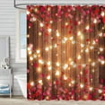 Clearance Shishian Shower Curtain Liner Valentines Day Shower