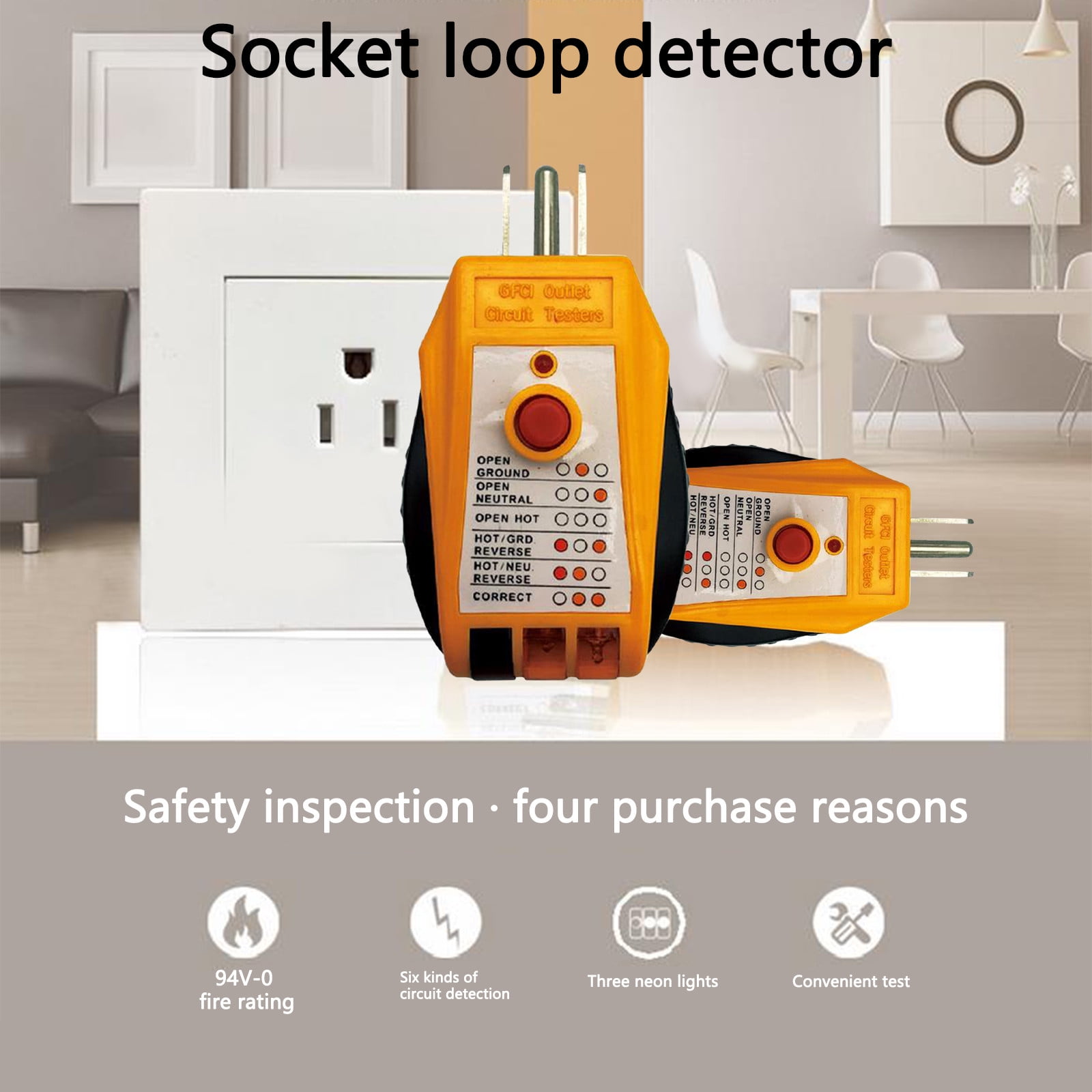 Clearance SK310 Socket American Standards Detector Phase Detector Three ...