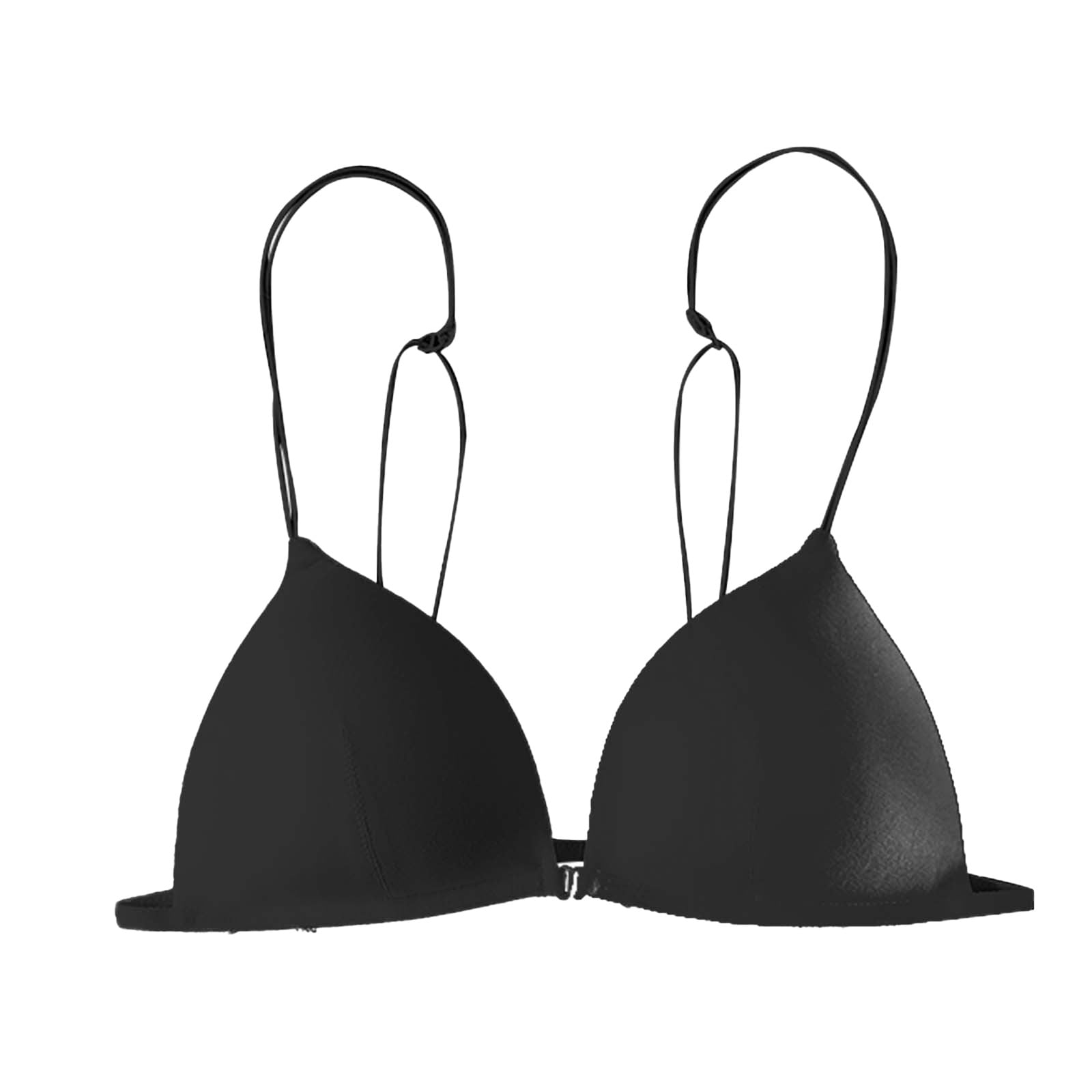 Clearance! SNOWSONG Seamless Bralette,Triangle Bikini Top Women's Solid ...