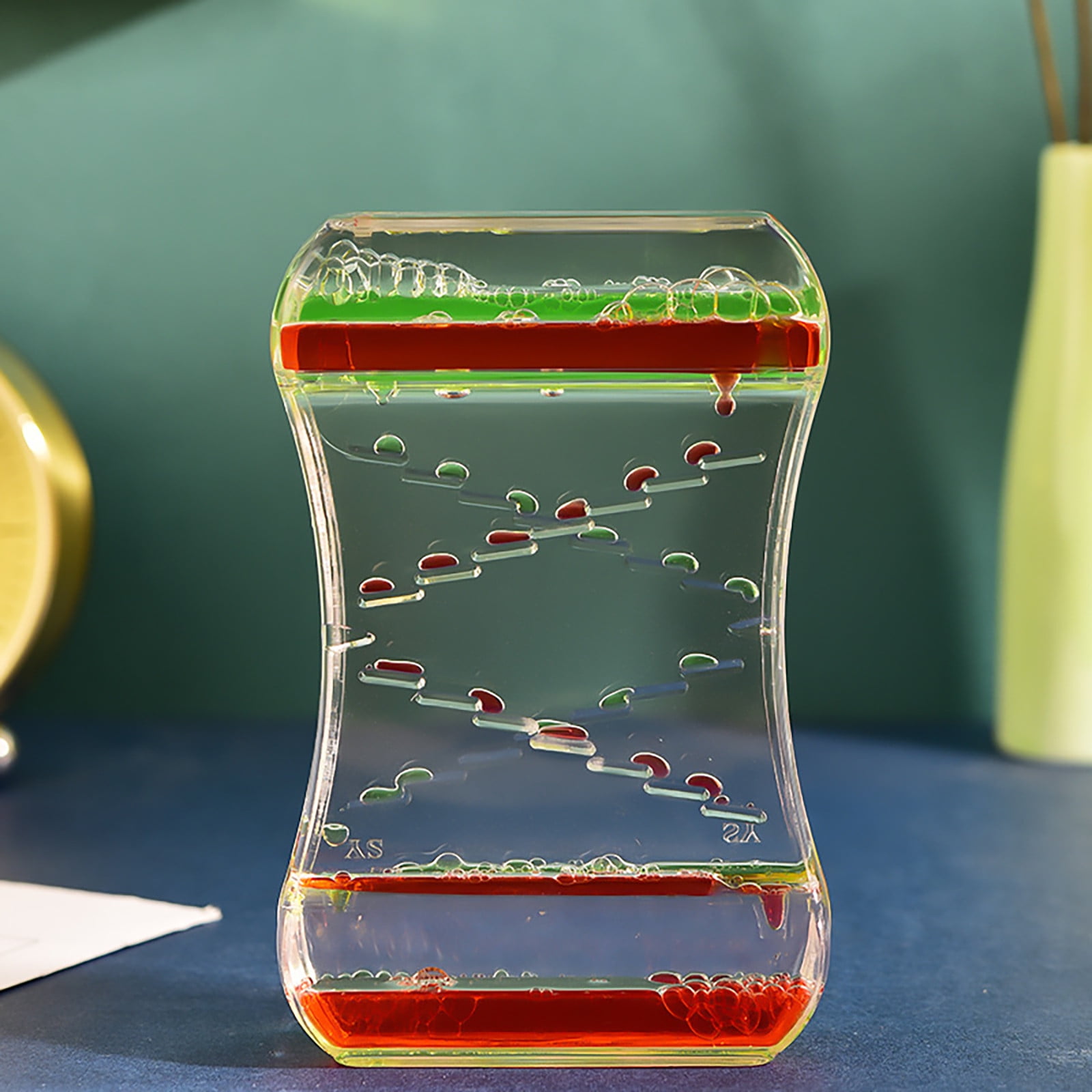 Clearance! SSNTSY Education Funnel Slide Shaped Liquid Motion Bubble ...