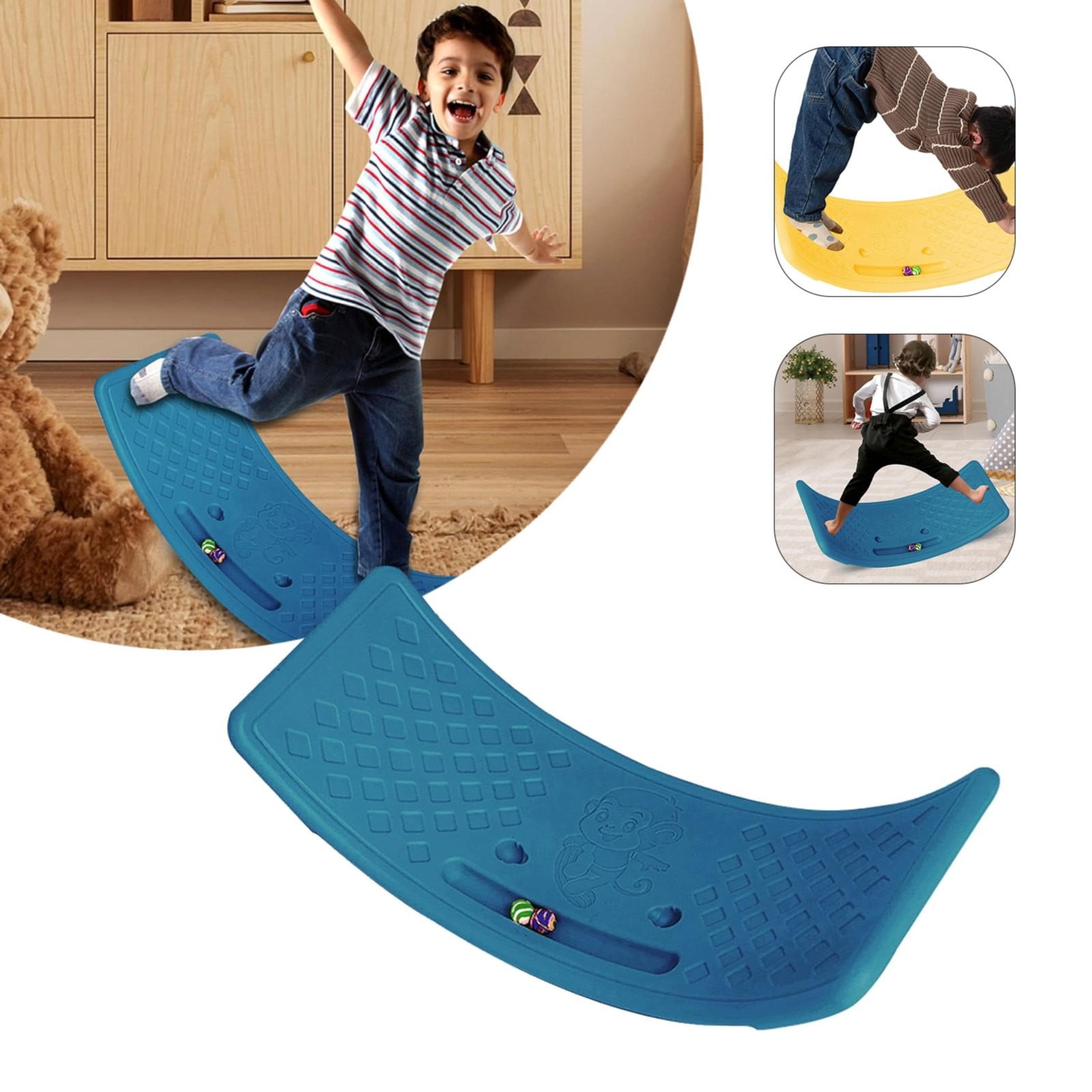 Clearance! SSNTSY Education Wobble Board Kids Toddler Wobble Kids Board ...