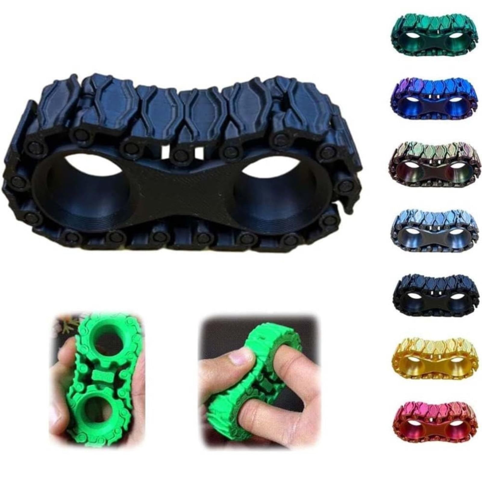 Clearance! SSNTSY Gyro toy Tank Track Finger Anxiety Toy Finger Track ...