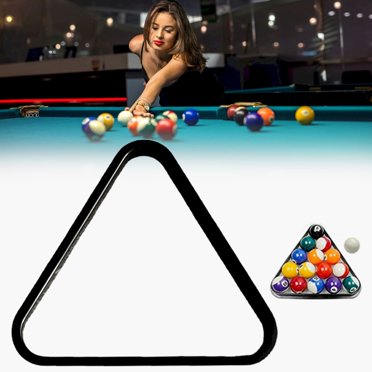 Mini Billiard Rack - Triangle Pool Ball Rack for Table Games - Walmart.com