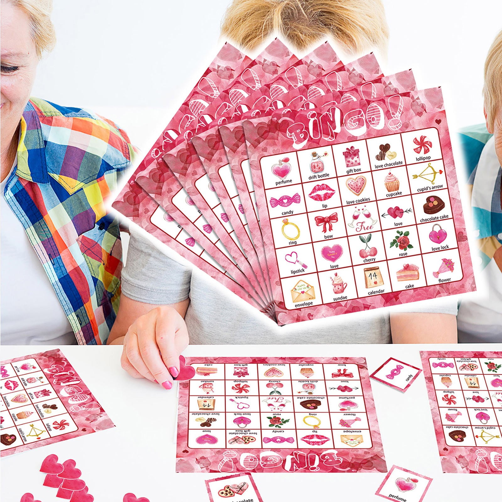 Clearance! SSNTSY Tabletop Games Valentines Day Game Cards – Players ...