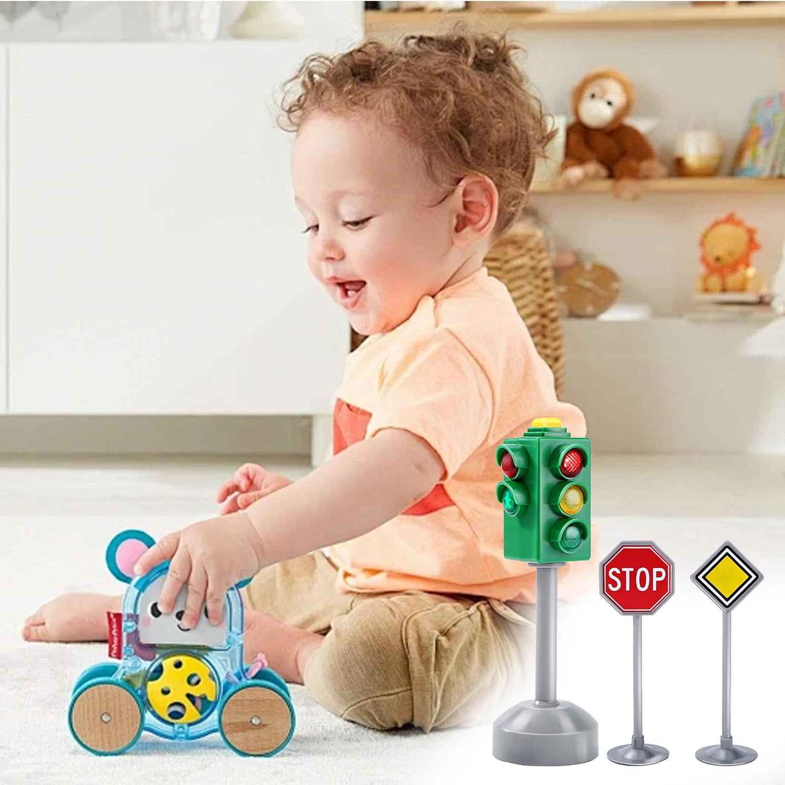 Clearance SSNTSY Traffic Indicator for Children Traffic Light Toy ...