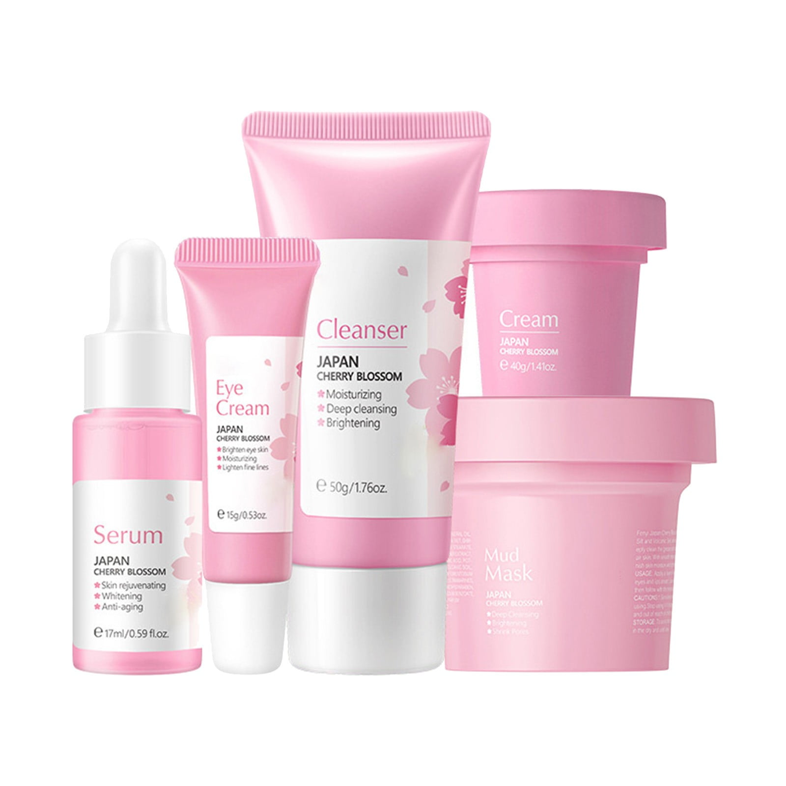 Clearance！ Sakura Skin Daily Skincare Set Gentle Skin Cleaning & Care ...