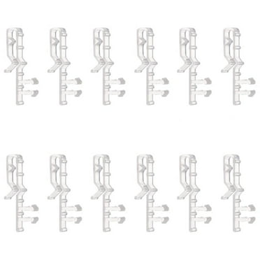 2.5 Inch Valance Clips Window Blind Clips Clear Plastic Valance ...