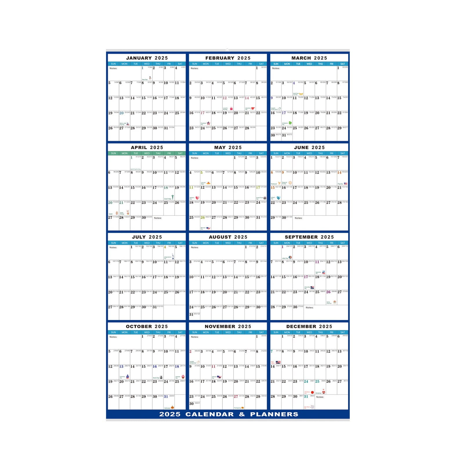 Clearance Sale! 2025 Erasable Wall Calendar: A Practical And Stylish ...