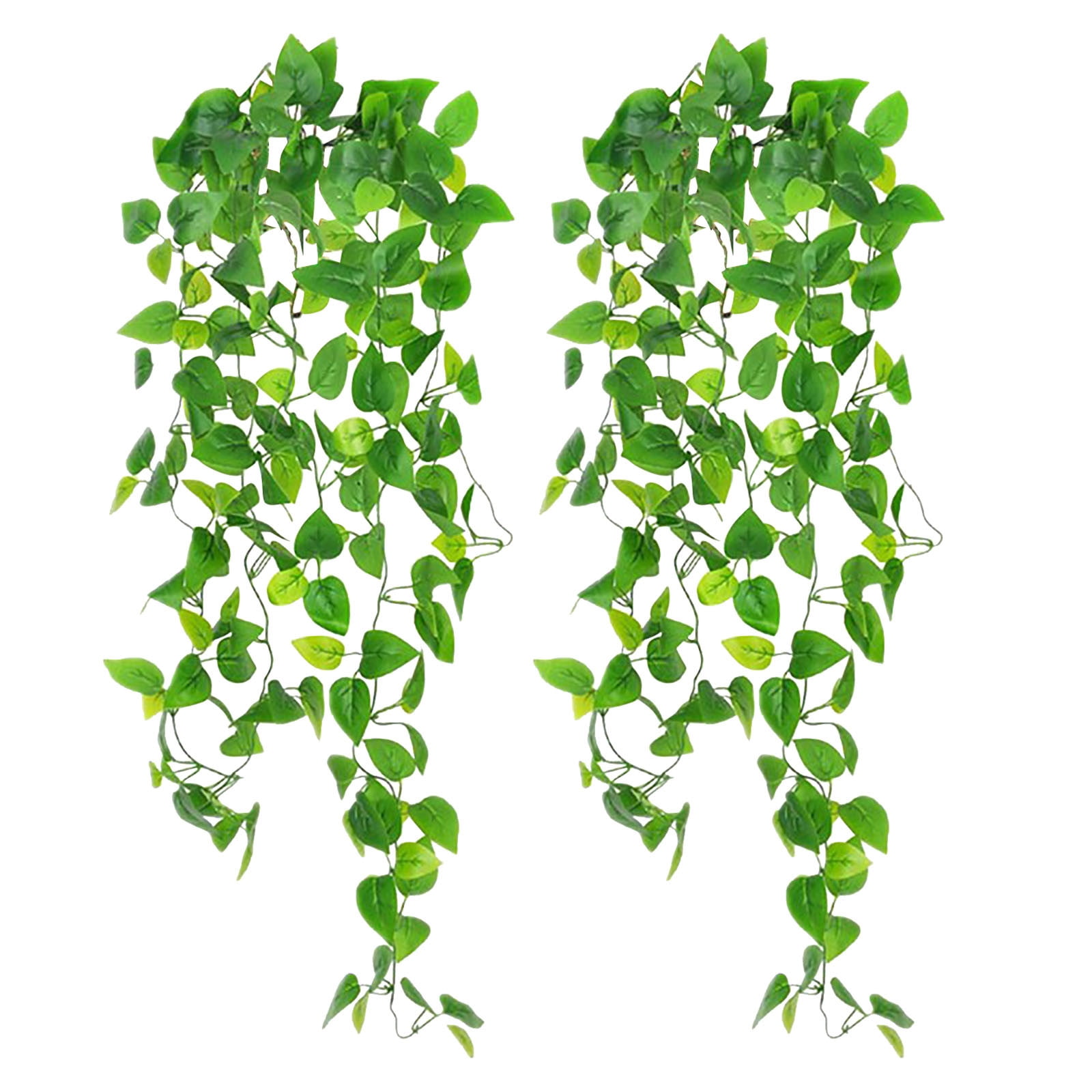 Clearance Sale! 2PCS Artificial Hanging Plants (No Baskets) For Wall ...