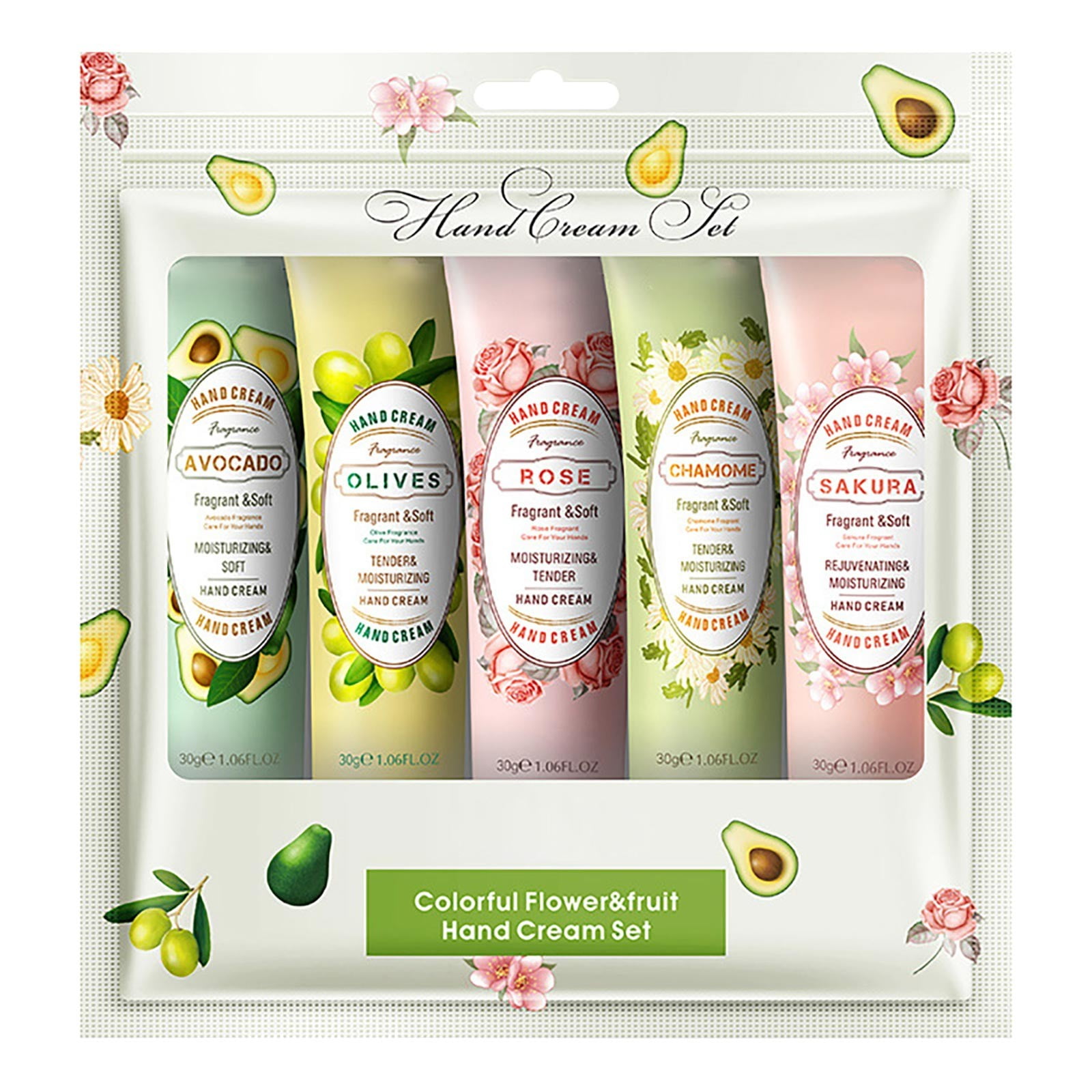 Clearance Sale！ 5 Pack Hand Cream Gifts Set For Women, Bulk Hand Lotion ...