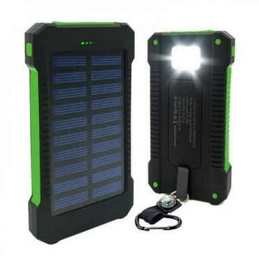 20000mAh Solar Power Charger Outdoor Waterproof Dual USB Portable ...