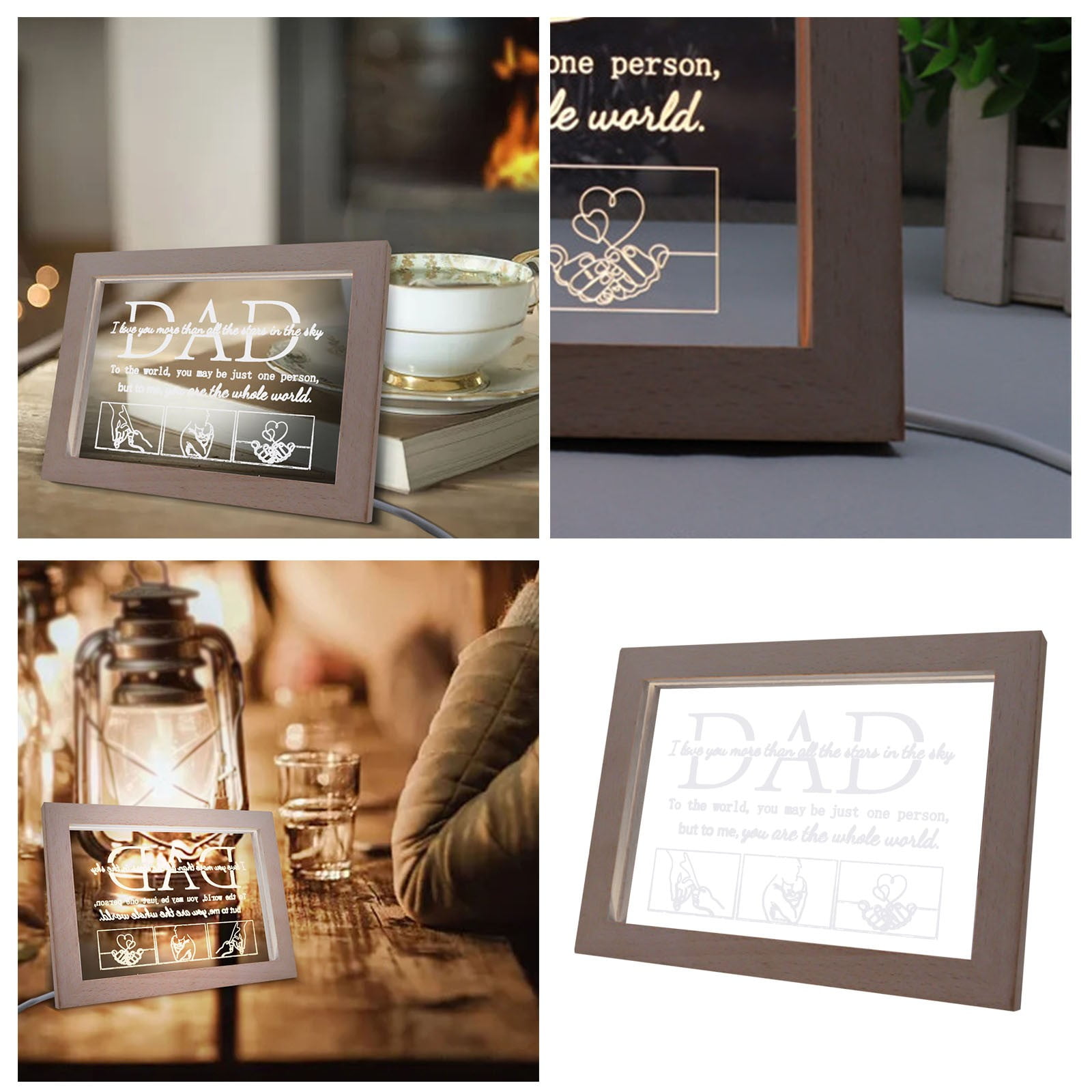 Clearance Sale!Aopfjg Night Light,Room Decor,Creative Picture Frame 3d ...