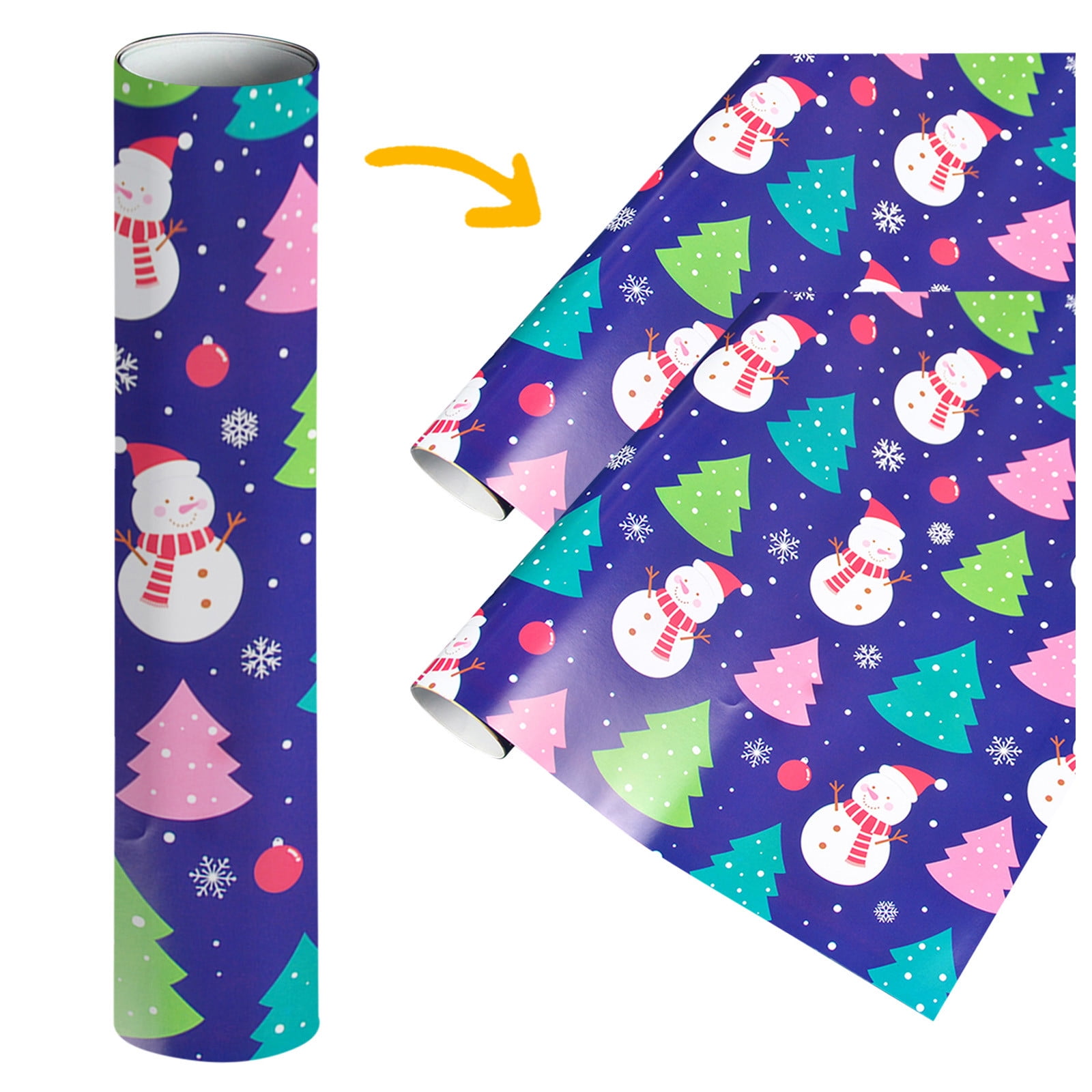 Clearance Sale! Beppter Christmas Rolled Gift Wrap,Wrapping Paper ...
