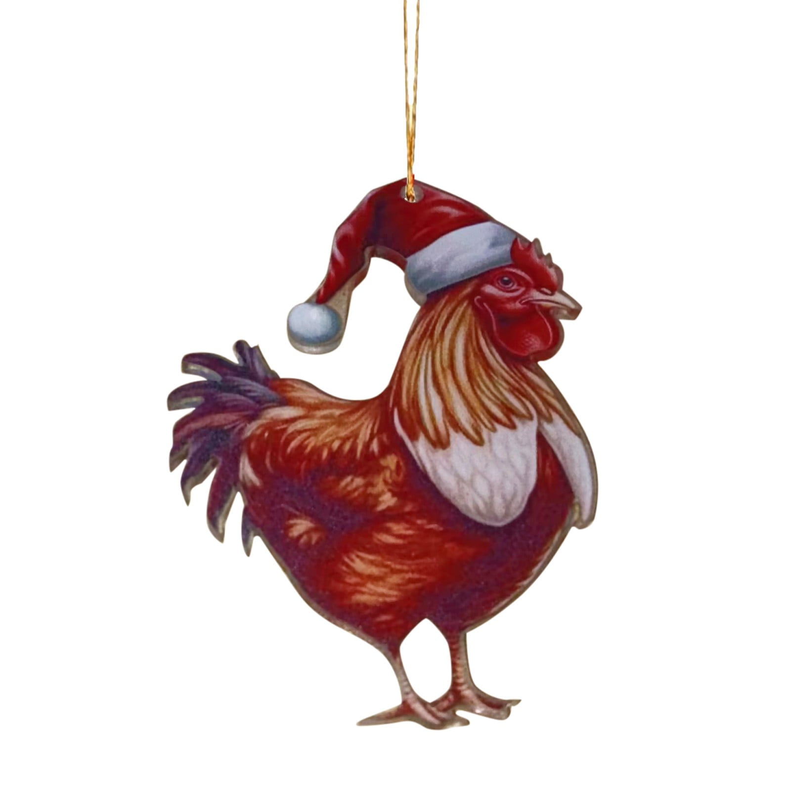 Clearance Sale! Christmas Creative Animal Chicken Rooster Carved ...