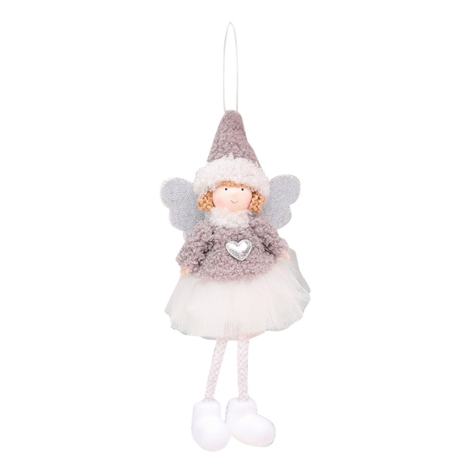 Clearance Sale! Christmas Plush Angel Hanging Ornaments Xmas Tree ...