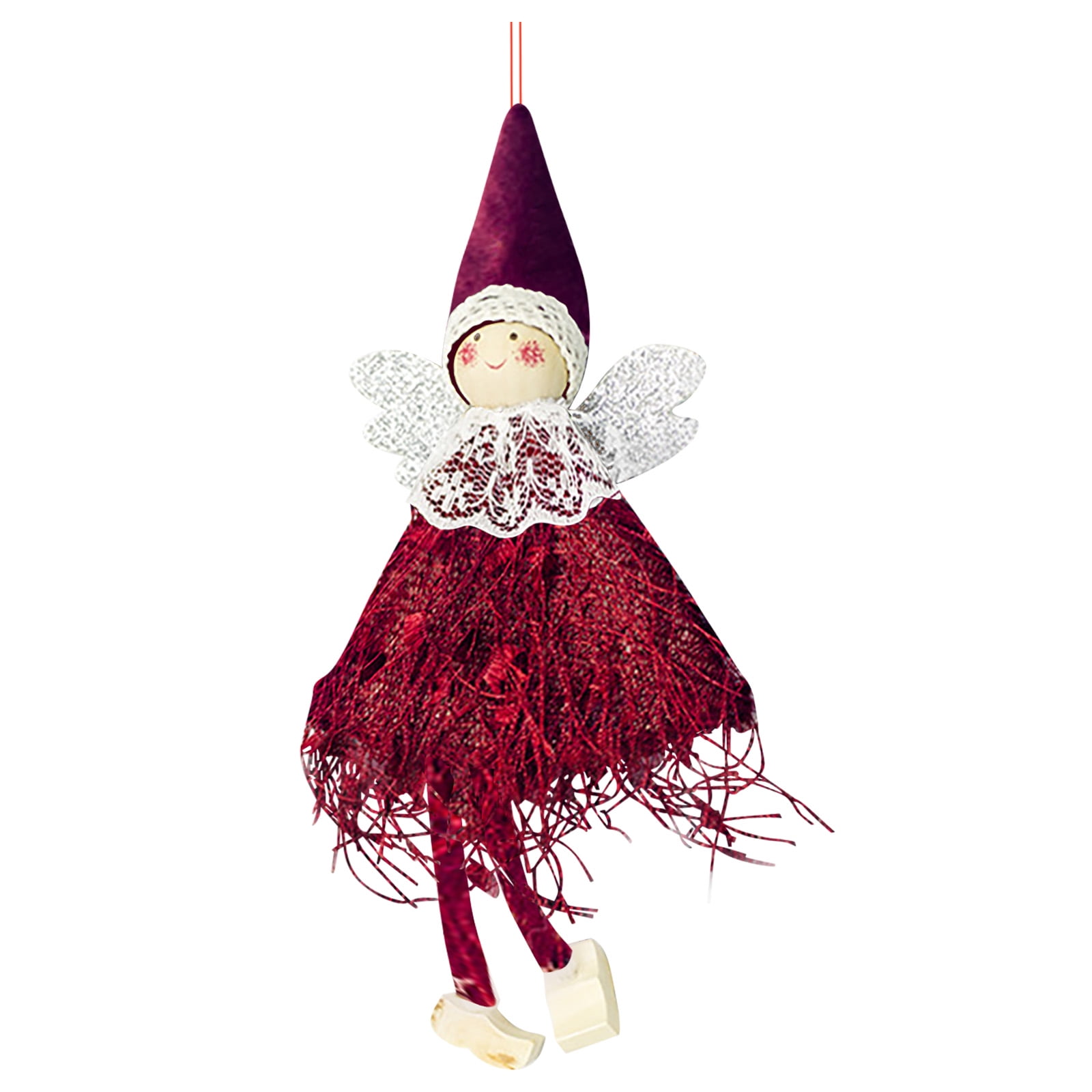 Clearance Sale! Christmas Tree Ornaments 19cm Cute Angel Doll Pendants ...