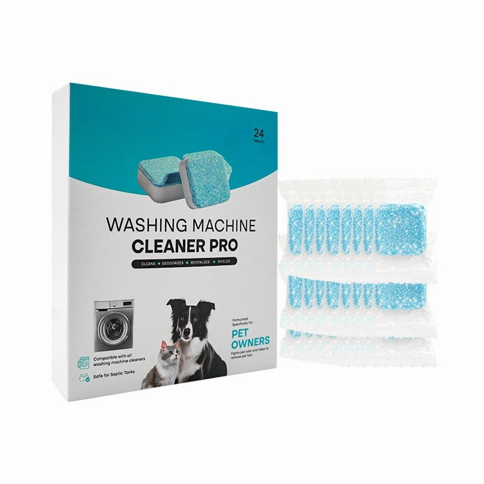 Clearance Sale! Cleaning Sheets 24 Pack Washer Cleaning Tablets for Pet ...