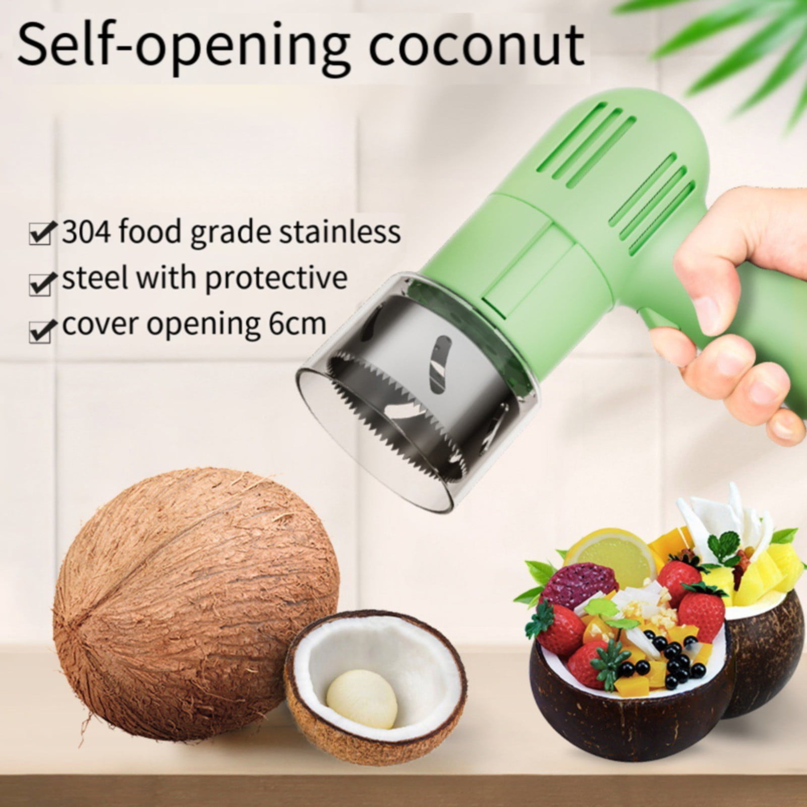 Clearance Sale!Coconut Perforator Stainless Coconut Perforator ...