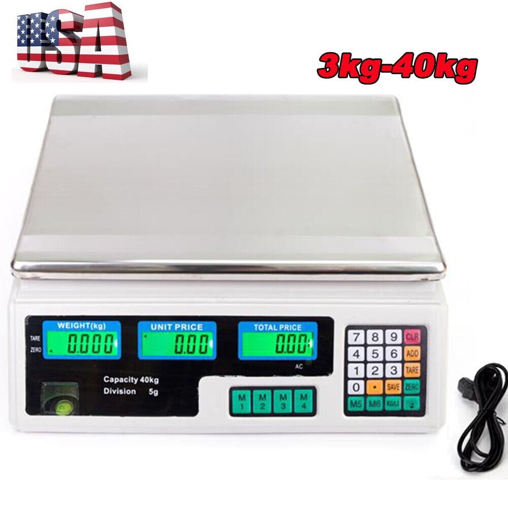Clearance Sale! Computing Scale, Digital Food Commercial Scale, 88lb ...