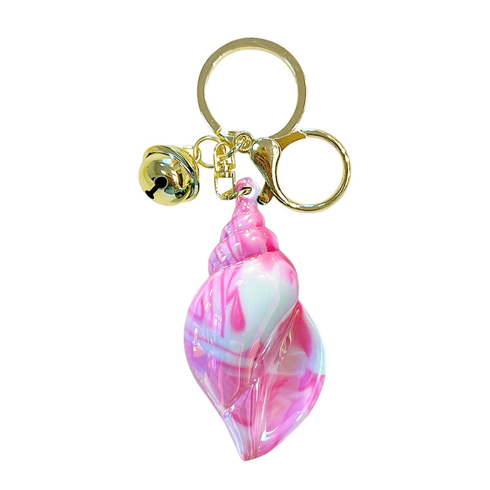 Clearance Sale! Creative Color Plated Conch Keychain Hanging Female ...